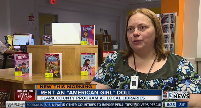 KTNV Channel 13: You can now check out an American Girl doll at several ...