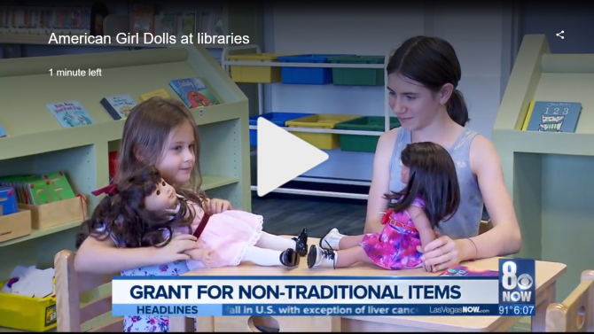 Las Vegas Now: American Girl Dolls available at Clark County Libraries ...
