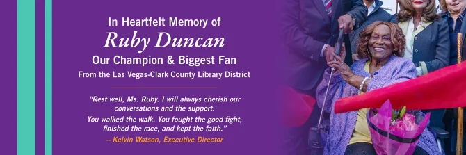 Ruby Duncan (1932-2026): A Champion of the Library District Leaves a ...
